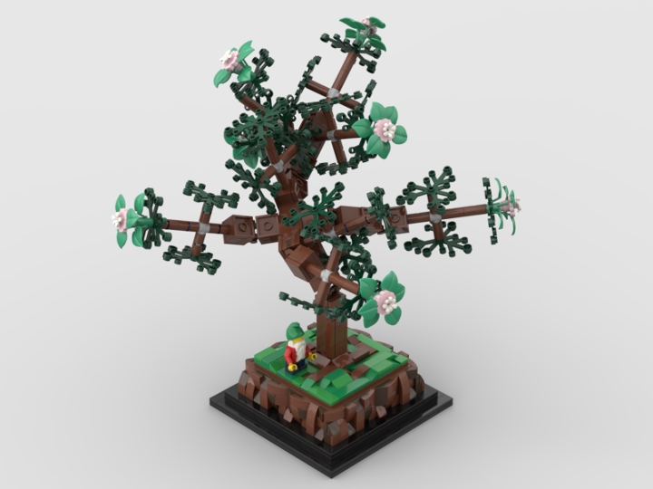 Modular Bonsai Tree from BrickLink Studio [BrickLink]