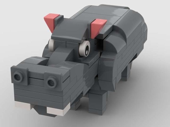 hippo from BrickLink Studio [BrickLink]