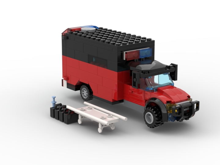 ambulance 1 from BrickLink Studio [BrickLink]