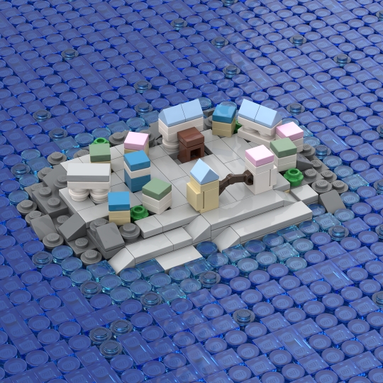 Micro Louge Town from BrickLink Studio [BrickLink]
