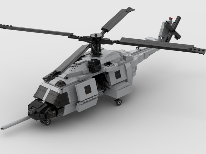 Millitary Helicopter from BrickLink Studio [BrickLink]