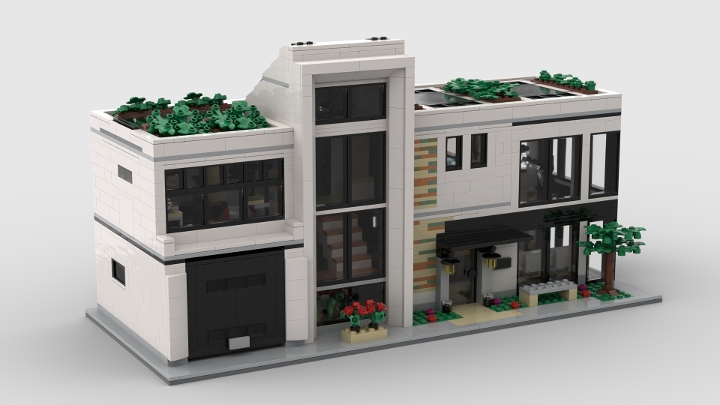 modern house 2 from BrickLink Studio [BrickLink]