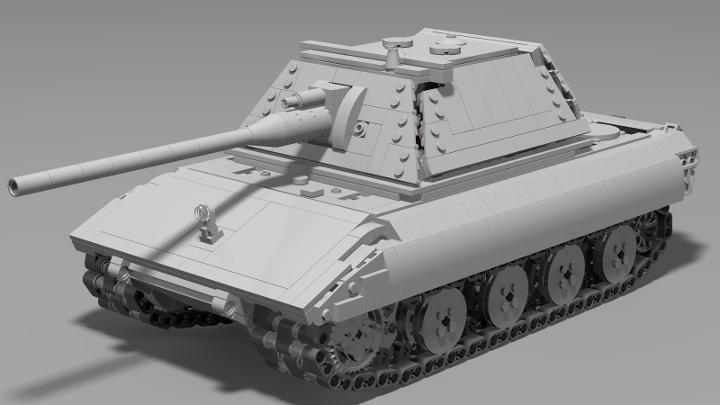 E-100 With Studio Instructions from BrickLink Studio [BrickLink]