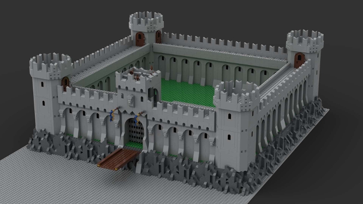 Chimera Keep from BrickLink Studio [BrickLink]