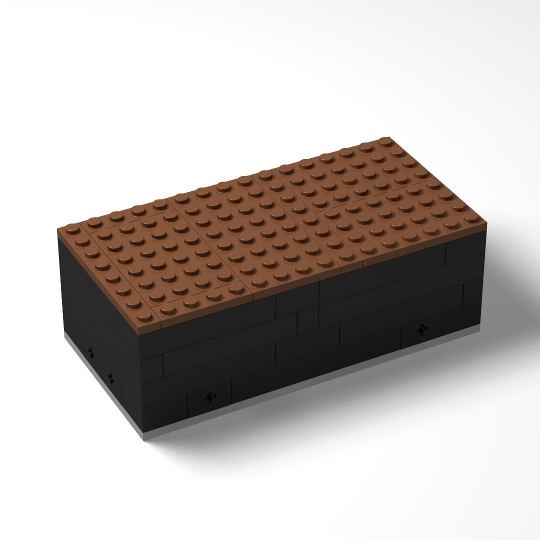 Half Basic Plate from BrickLink Studio [BrickLink]