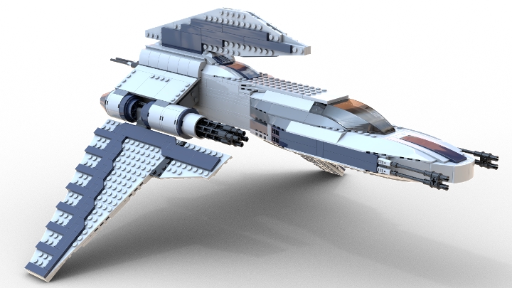 Gunship Shuttle from BrickLink Studio [BrickLink]