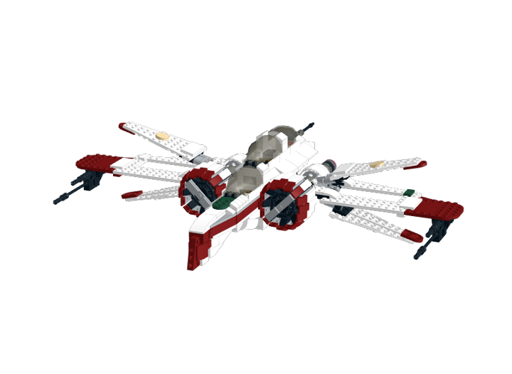 ARC-170 from BrickLink Studio [BrickLink]