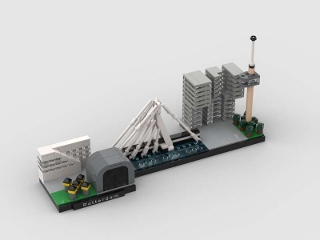 8x32 Modular Library from BrickLink Studio [BrickLink]