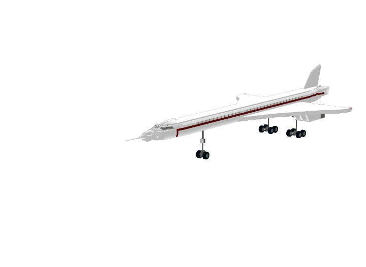 LEGO CONCORDE from BrickLink Studio [BrickLink]