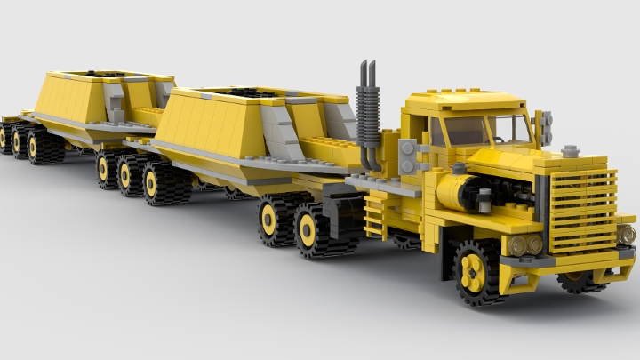 Pacific P12 Mining Truck (Display Version) from BrickLink Studio ...