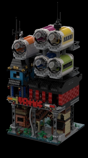 NinjagoCity_Addon_6_Hotel from BrickLink Studio [BrickLink]