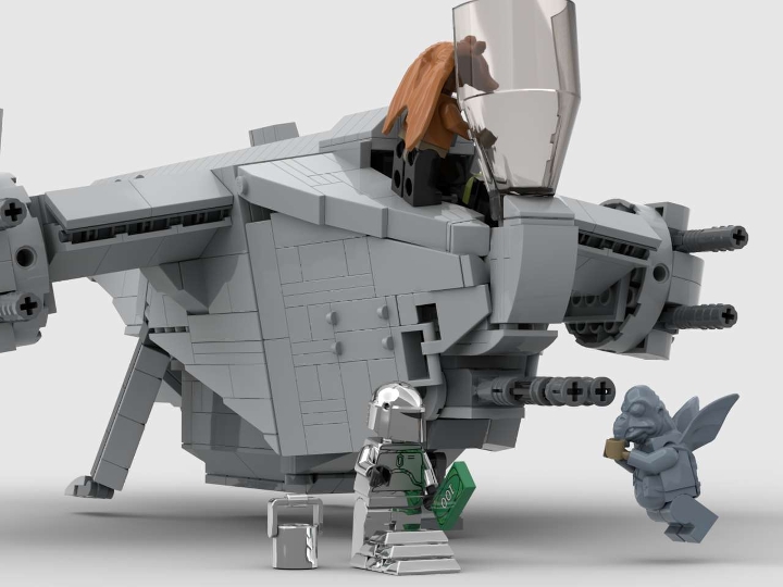 Mando buys a new ship from BrickLink Studio [BrickLink]