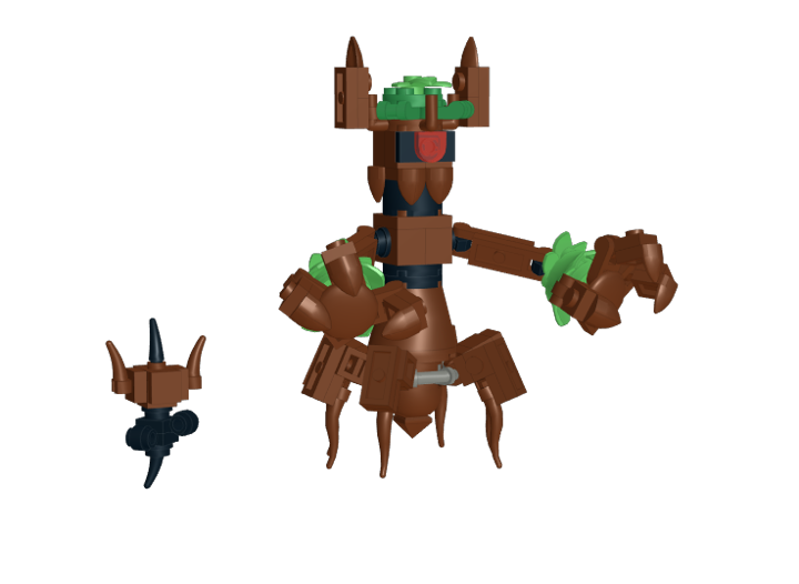 Phantump and trevenant from BrickLink Studio [BrickLink]