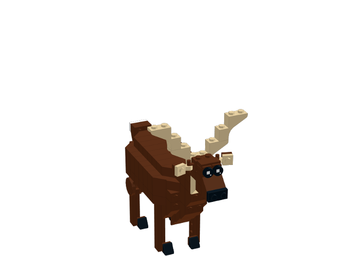 Deer from BrickLink Studio [BrickLink]