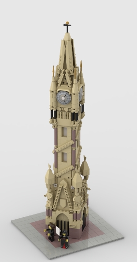 Leicester Clock Tower from BrickLink Studio [BrickLink]