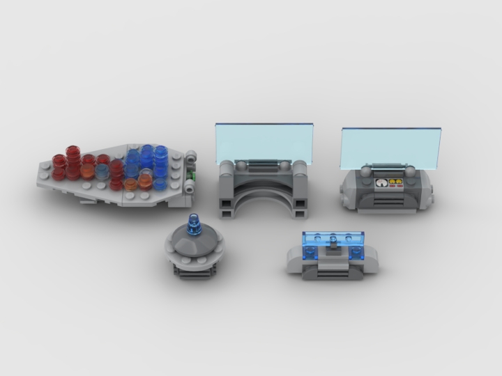 Sci-fi Control Consoles from BrickLink Studio [BrickLink]