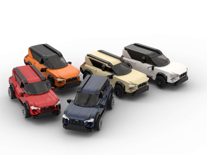 Toyota RAV4 from BrickLink Studio [BrickLink]