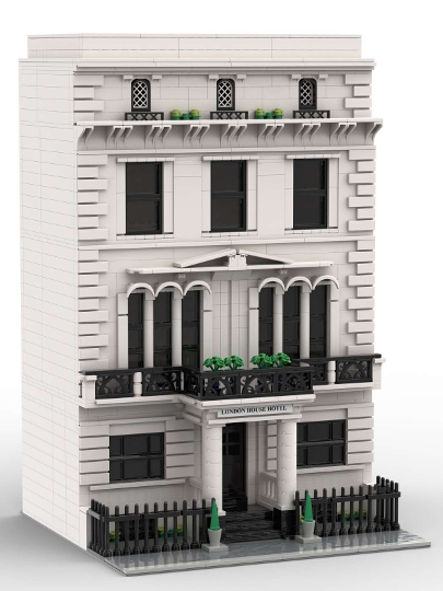 London House Hotel Final from BrickLink Studio [BrickLink]
