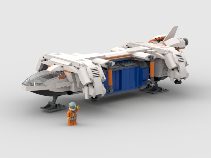 Cargo Hauler from BrickLink Studio [BrickLink]