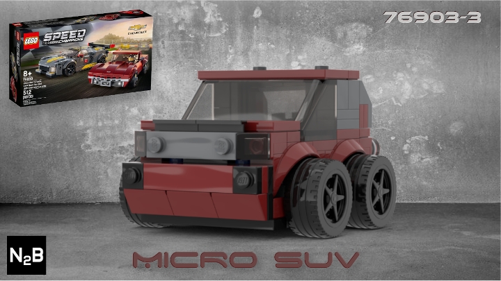 Micro SUV - Lego 76903 alternate build 3 from BrickLink Studio [BrickLink]