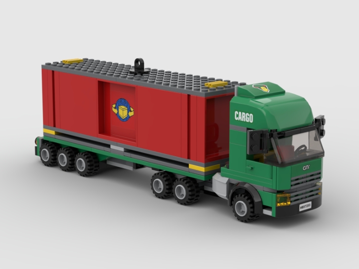 Cargo Container Hauler from BrickLink Studio [BrickLink]