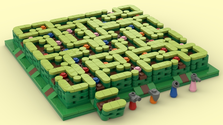 Labyrinth board game - 3x3 Block from BrickLink Studio [BrickLink]