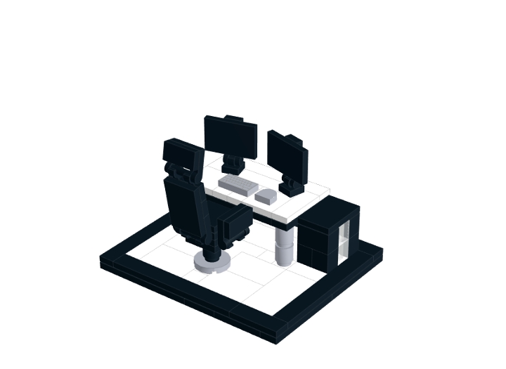 Lego Gaming Setup from BrickLink Studio [BrickLink]