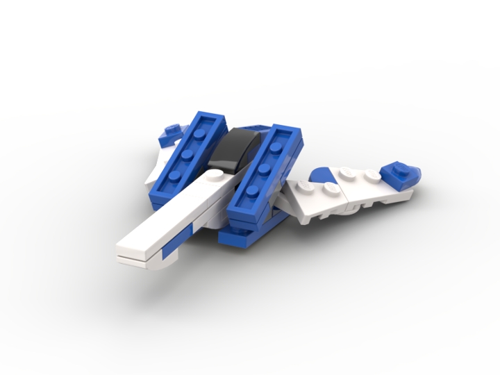 Arwing II from BrickLink Studio [BrickLink]