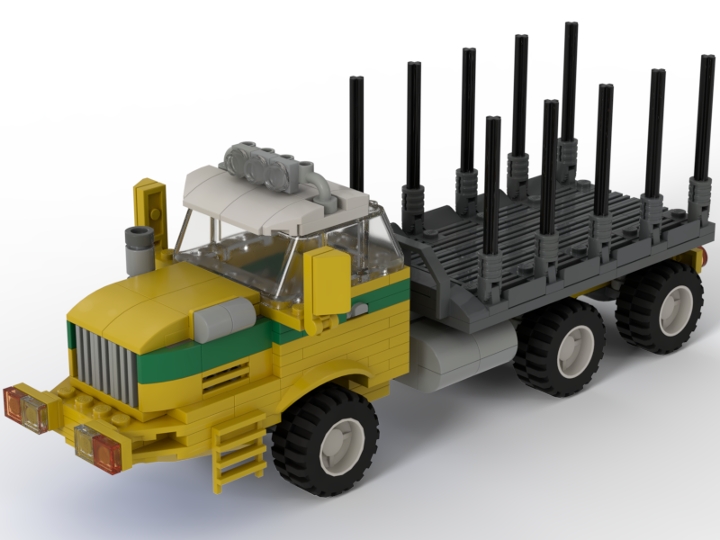 City Heavy Wood Transport from BrickLink Studio [BrickLink]