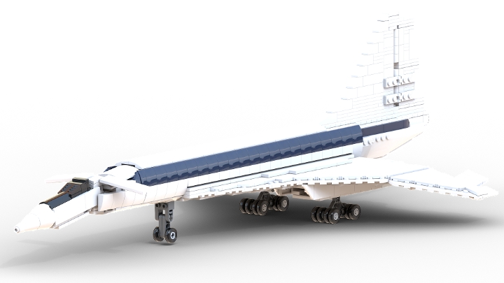 LEGO MOC Tupolev Tu-144 Charger by ungern666 | Rebrickable - Build with ...
