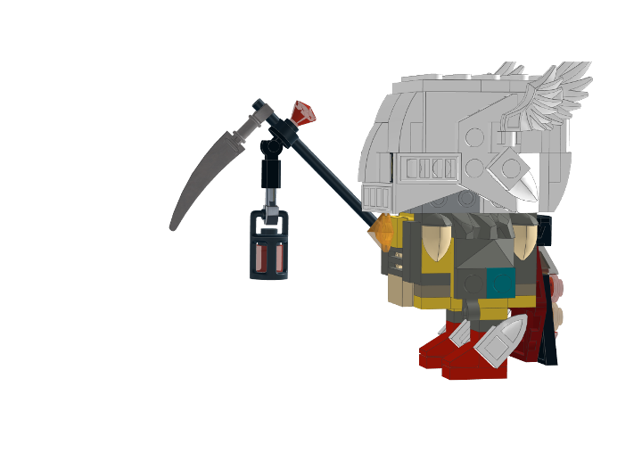 osrs brickheadz max melee finished from BrickLink Studio [BrickLink]
