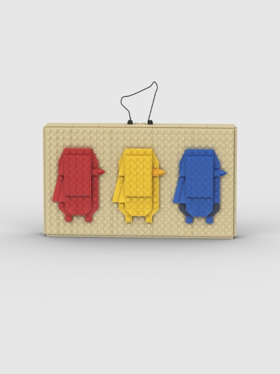 Bird Wall Hanger from BrickLink Studio [BrickLink]