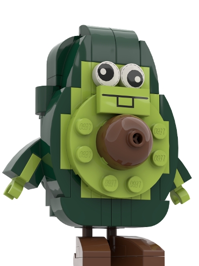 Avocado Man from BrickLink Studio [BrickLink]