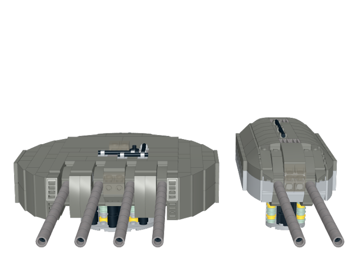 Republic of Kroy super heavy turrets from BrickLink Studio [BrickLink]