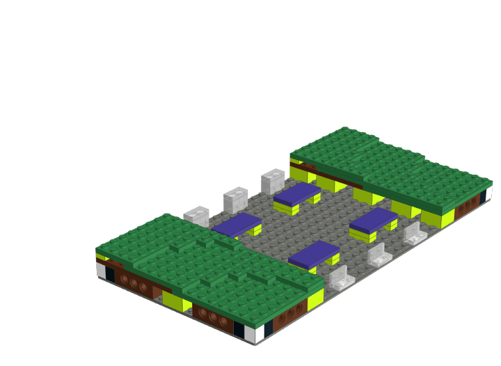 Modular Airport System - taxiway-runway transition base from BrickLink ...