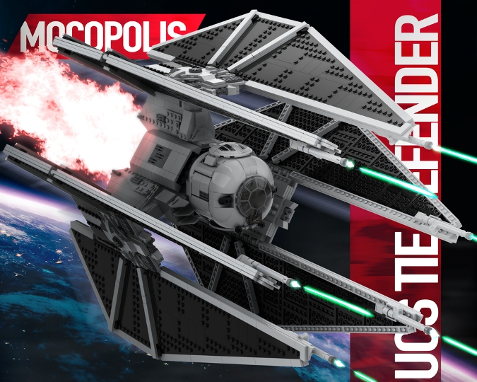 UCS TIE Defender updated from BrickLink Studio [BrickLink]