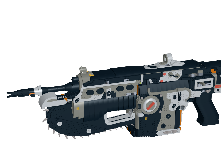 Gears Of War Custom COG Lancer from BrickLink Studio [BrickLink]