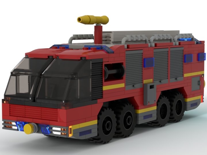 City Airport Fire Engine from BrickLink Studio [BrickLink]