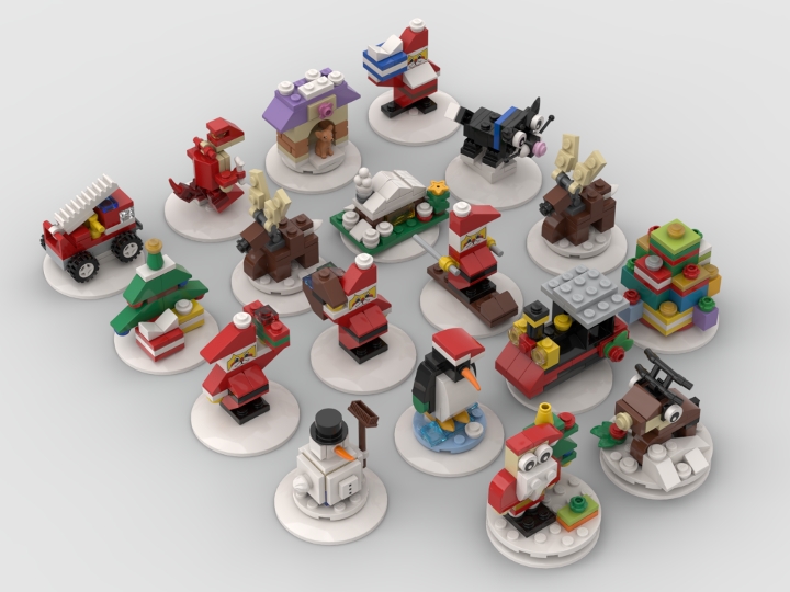 Christmas Ornaments from BrickLink Studio [BrickLink]