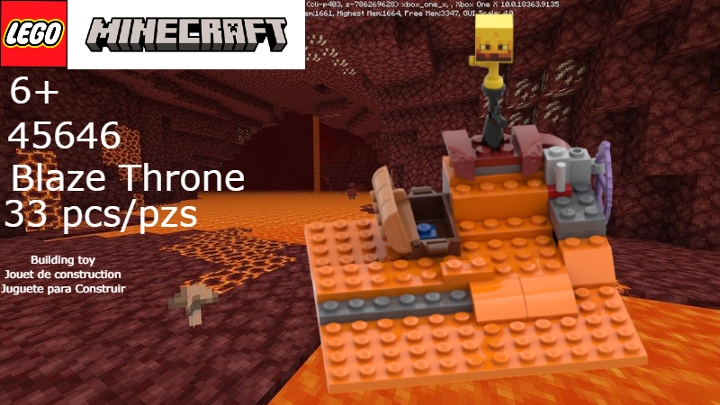 Blaze Throne from BrickLink Studio [BrickLink]