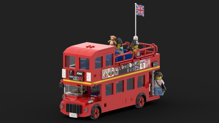 london bus from BrickLink Studio [BrickLink]