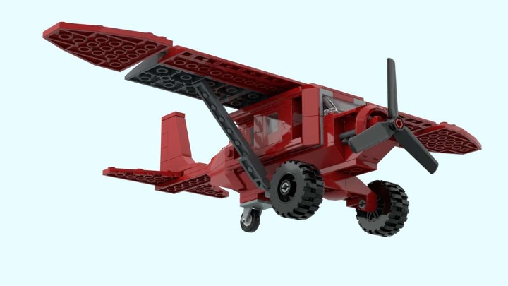 Flying Doctors Bush Plane from BrickLink Studio [BrickLink]