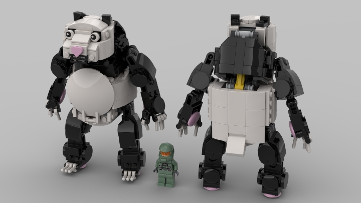 Panda Bear Mech from BrickLink Studio [BrickLink]