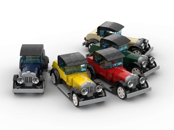 Ford Model A from BrickLink Studio [BrickLink]