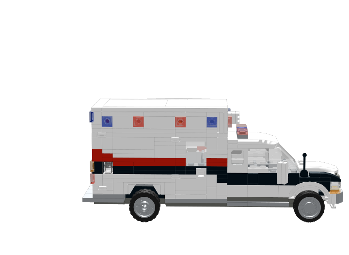 Ambulance (MiCo) from BrickLink Studio [BrickLink]