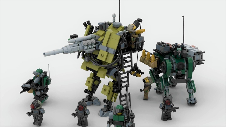 Cannon Mecha from BrickLink Studio [BrickLink]