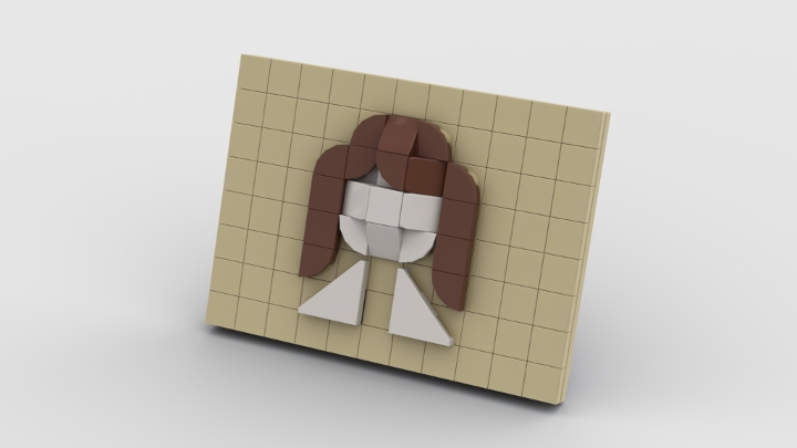 Face Sketching - Girl 01 from BrickLink Studio [BrickLink]