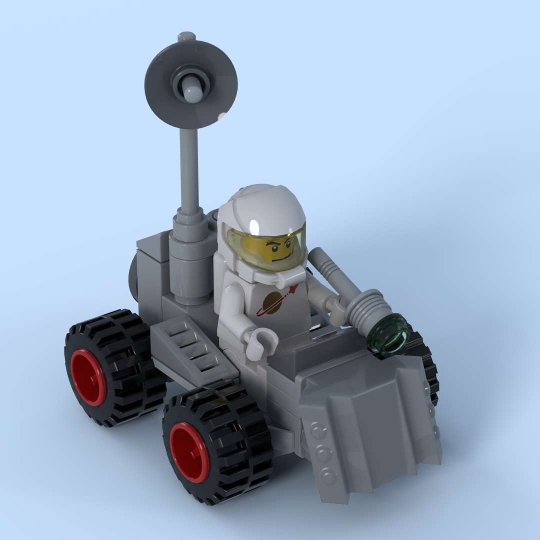 Neo Classic Space Buggy from BrickLink Studio [BrickLink]