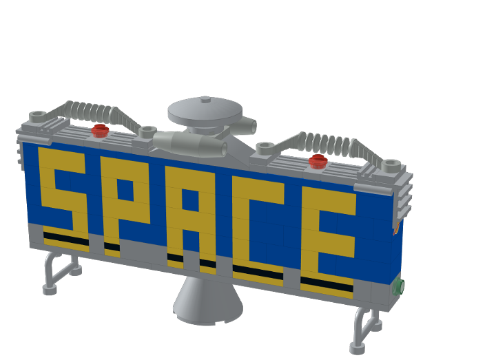 Space City sign from BrickLink Studio [BrickLink]