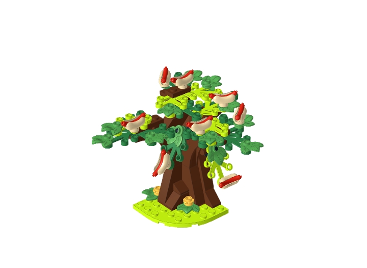 Hotdog Tree from BrickLink Studio [BrickLink]